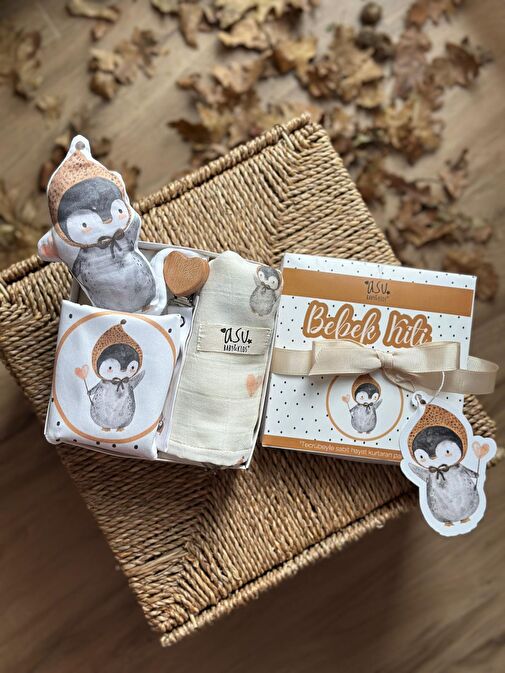 Asu Baby&Kids Pengy Organik Pamuk Hediye Bebek Kiti - 15329199 | Boyner