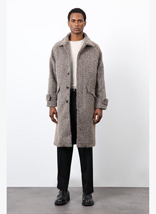 Antioch Kahve Suni Kürk Erkek Kaban - 15782804 | Boyner