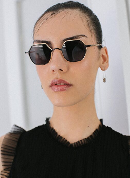 Asmund Gold Black Güneş Gözlüğü - 15224829 | Boyner