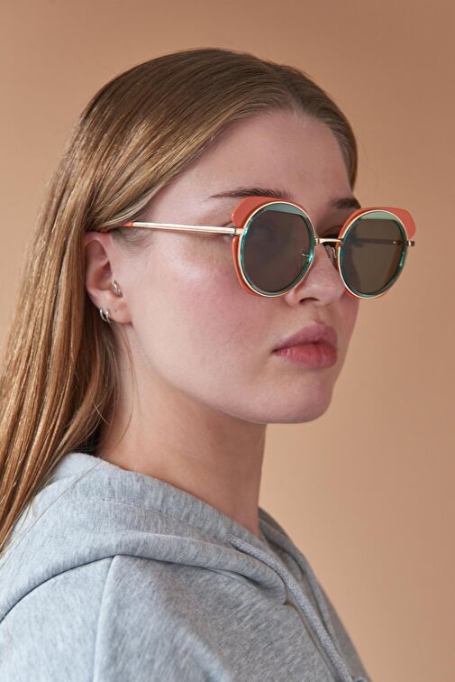 Davy Gold Orange Green Güneş Gözlüğü - 15233580 | Boyner