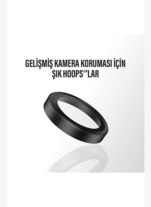 Hoops Iphone 16 Pro | 16 Pro Max | 17 Pro Siyah Kamera Lens Koruyucu ...