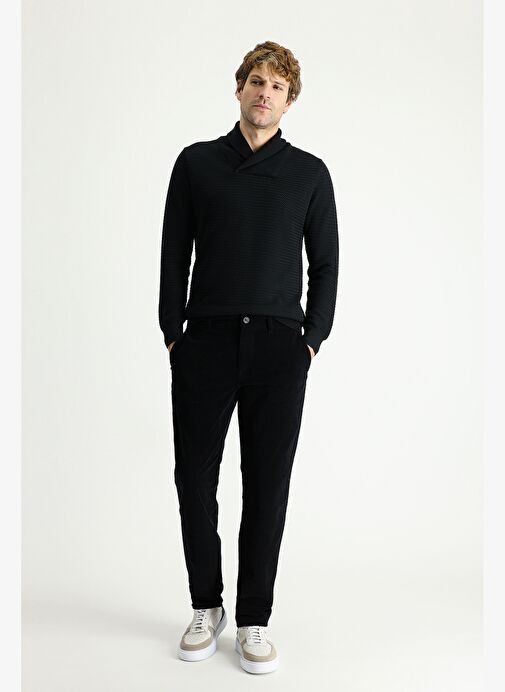Slim Fit Dar Kesim Likralı Kadife Pantolon - 15759767 | Boyner