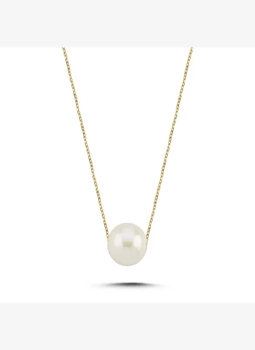 Deep Sea Altın Tasarım İnci Kolye - 15763668 | Boyner