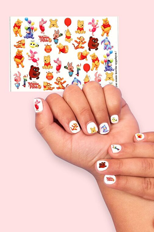 Çok Renkli Winnie The Pooh Kız Çocuk Tırnak Sticker - 15362030 | Boyner