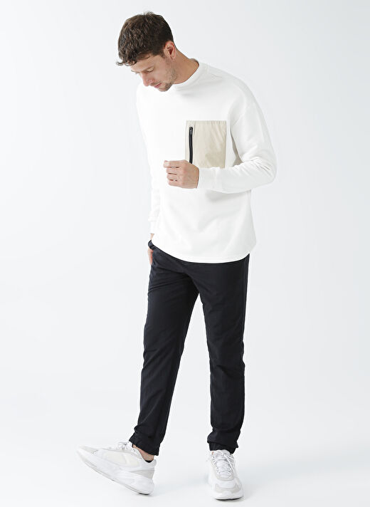 Fabrika Lastikli Bel Dar Paça Siyah Erkek Chino Pantolon Simas ...