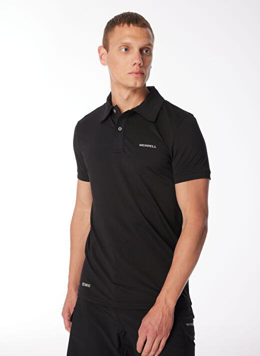 Merrell Siyah Erkek Normal Kalıp Polo T-Shirt M4pacem_Pace - 1805034 ...