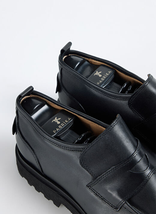 Fabrika Siyah Erkek Deri Klasik Ayakkabı Yoder-Bruce - 15087782 | Boyner
