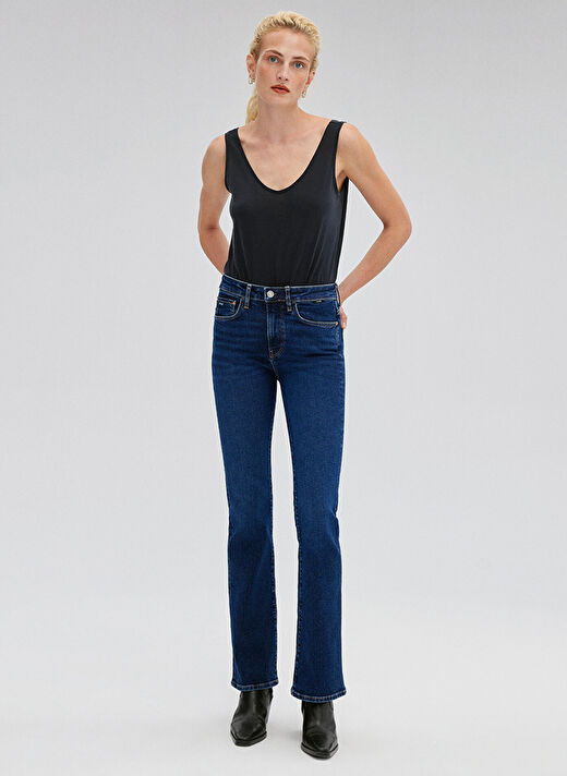 Maria Lacivert Kadın Denim Pantolon M101225-85284 - 15087723 | Boyner