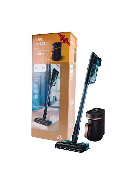 Philips 6000 Serisi Xc6557/01 Şarjlı Dikey Süpürge - Philips Hda150/61 ...