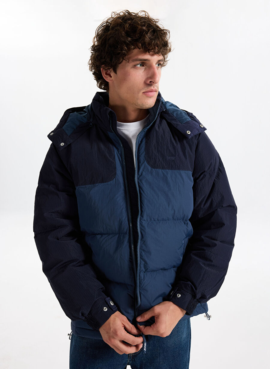 Levis Mavi Erkek Kapüşonlu Standart Mont A8557-0008_Rockridge Short ...